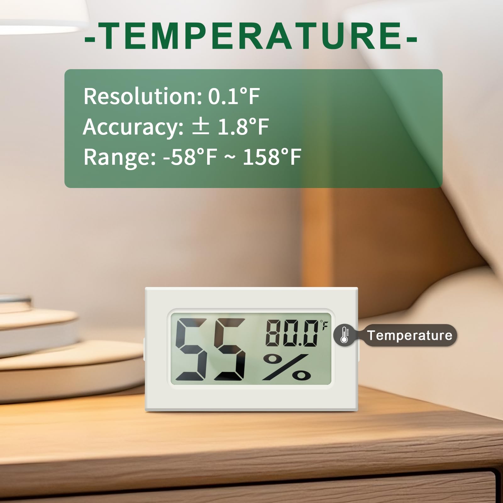 Snapklik.com : Mini Hygrometer Indoor Humidity Meter, Digital Humidity ...