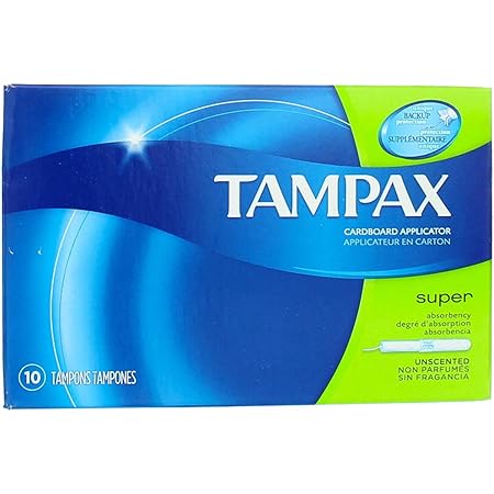 Amazon.com: Tampax Flushable Super Tampons - 10 ct, Pack of 2 : Health ...