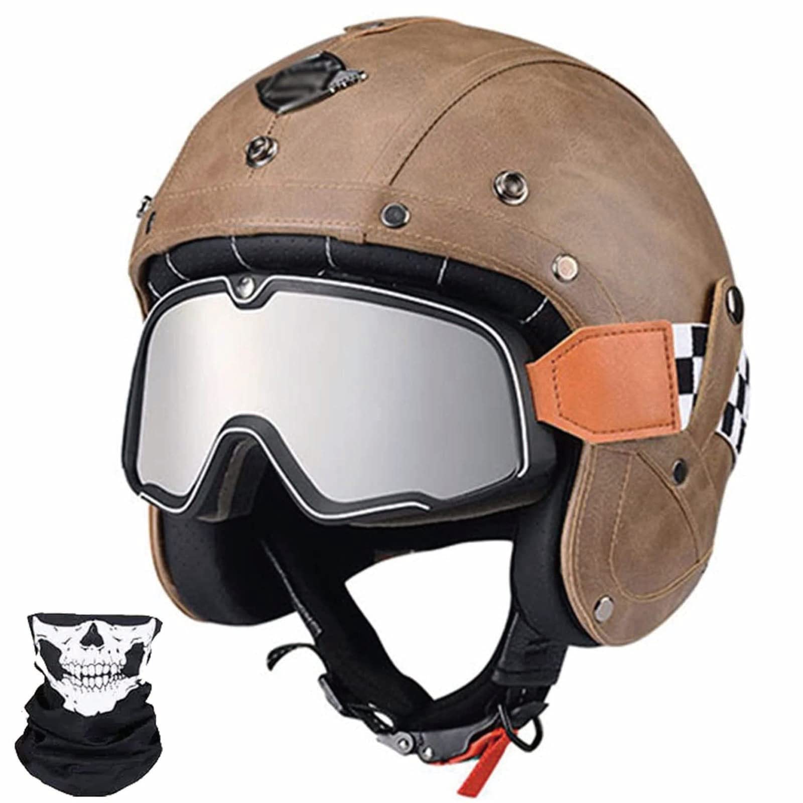 Motorcycle Half Helmets With Face Shield