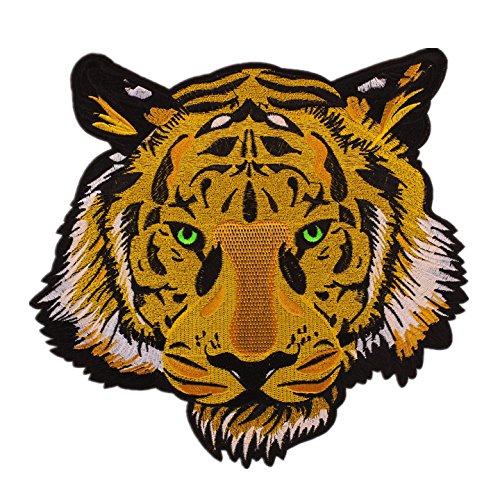 1Pcs The Bengal Striped Tiger Embroidered Badge Iron On Sew On Patch ...