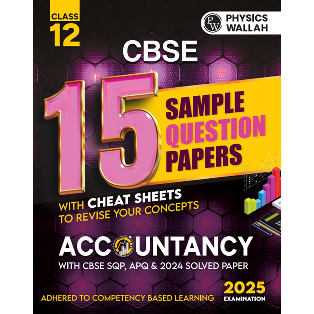Buy PW CBSE |Class 12| 15 Sample Question Papers Accountancy for 2025 ...