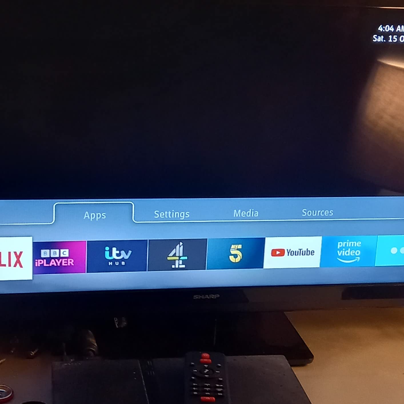 SHARP 1T C24BE0KR1FB 24 Inch Smart TV, HD Ready LED Backlighting ...