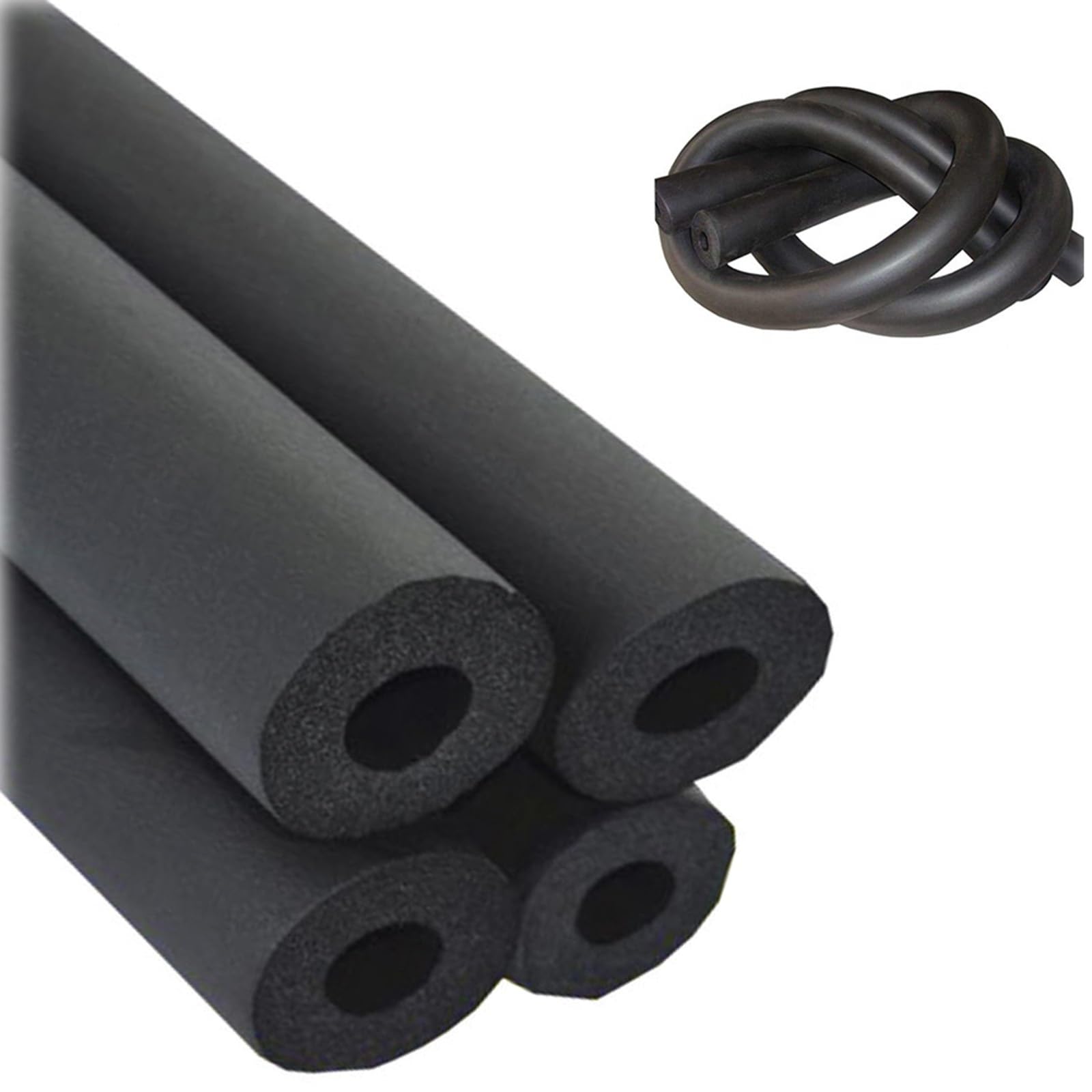 Foam Tube 20/32/75/90/100mm Pipe Insulation Covers 1.6m Long Flexible ...