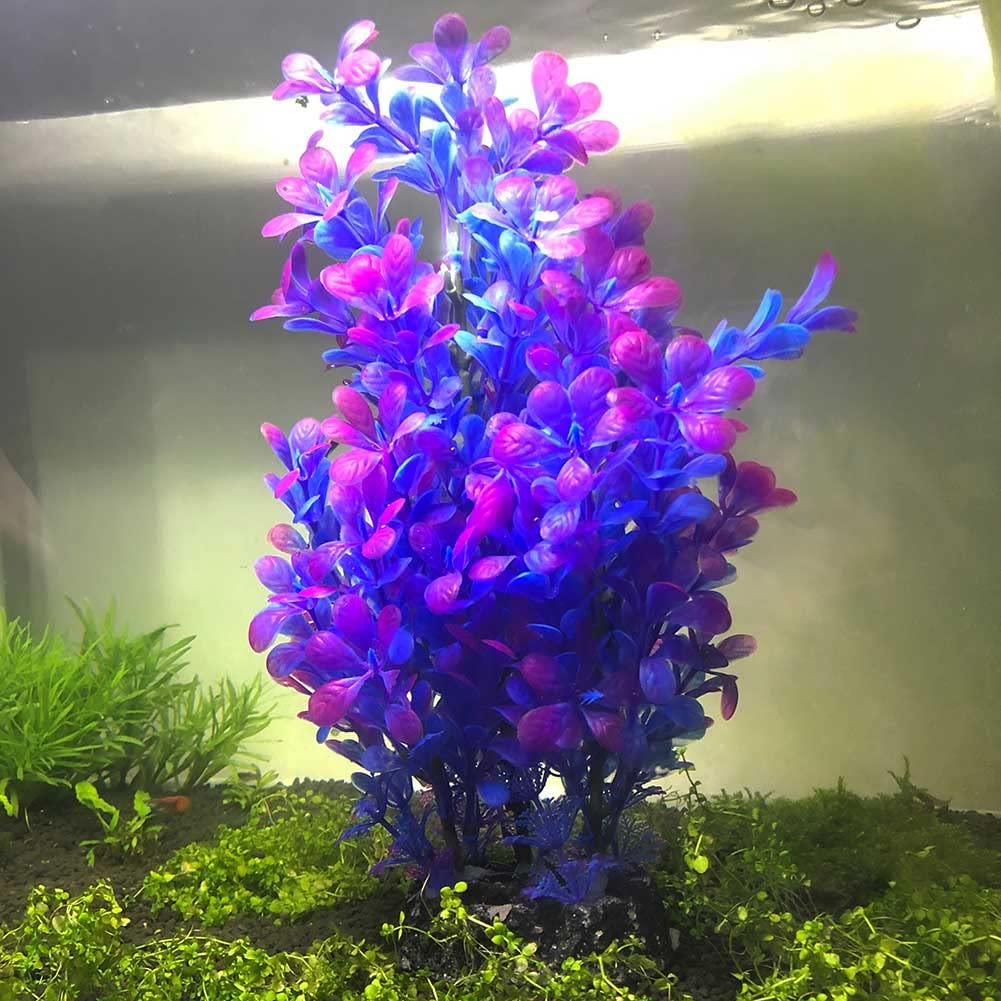 Betta Fish Tank Accessories 2PCS Artificial Aquarium Plants - 15.75 ...