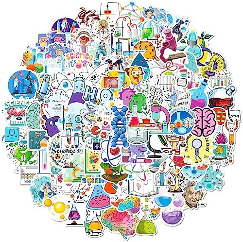 Amazon.com: 100Pcs Laboratory Stickers for Water Bottles Vinyl ...