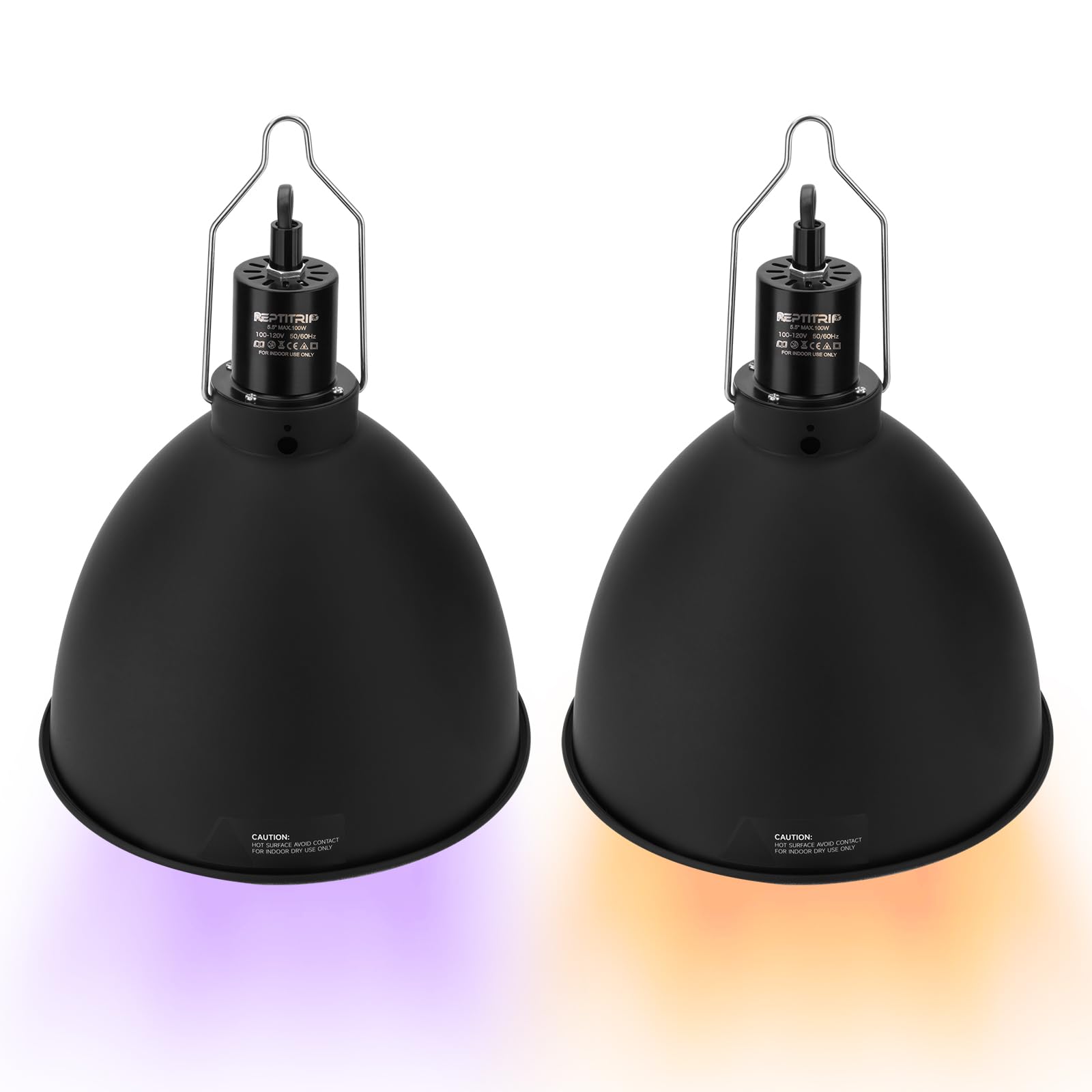 Snapklik.com : Deep Dome Reptile Light Fixture 8.5, Reptile Heat Lamp ...