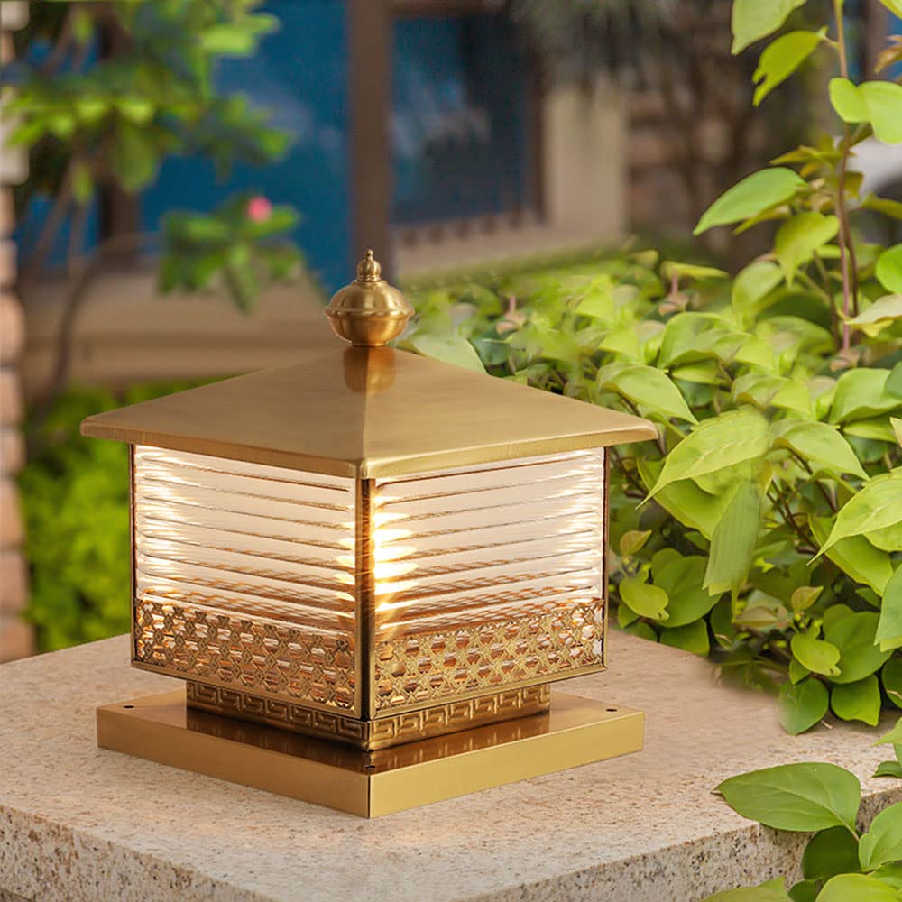 Outdoor Column Mount Light Fixtures Copper Hinkley 2407CB Clifton Park