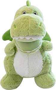 Green Dinosaur Plush Toy Soft Dino Stuffed Dolls with Wing Hugging ...