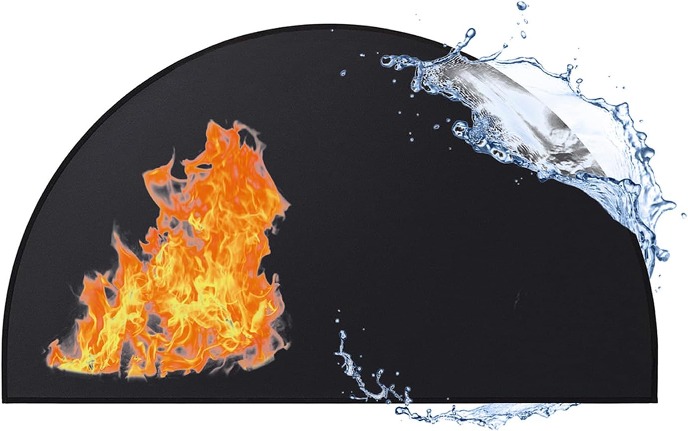 Amazon.com: 27x 48 inch Fireproof Fireplace Mats Extra Thick 6 Layers ...