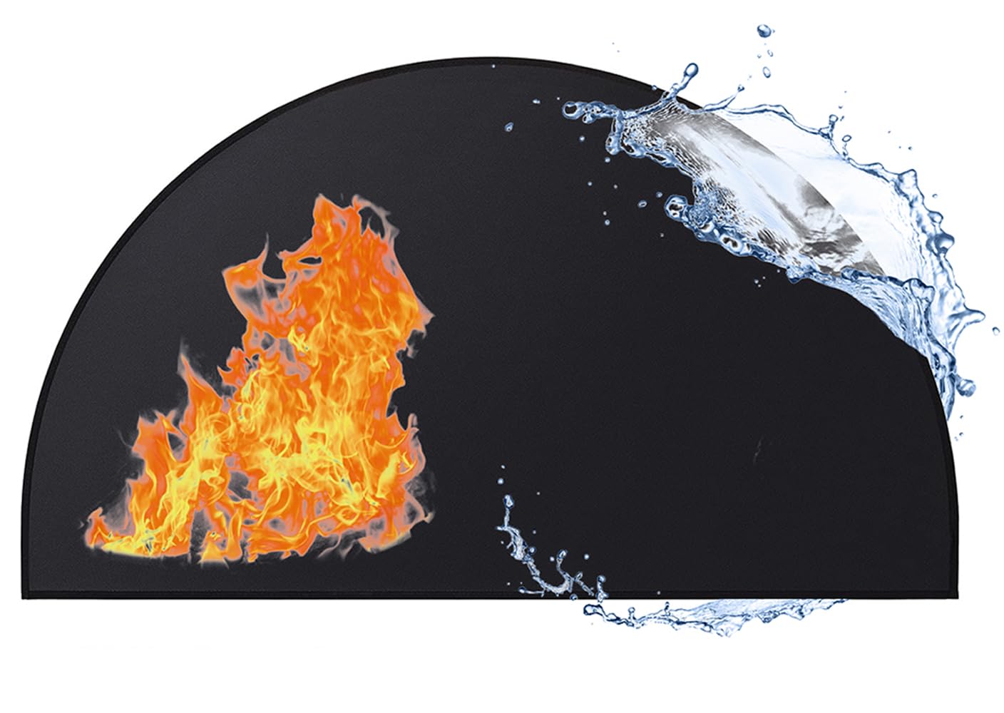 Amazon.com: 27x 48 inch Fireproof Fireplace Mats Extra Thick 6 Layers ...