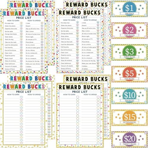 Amazon.com : 636pcs Good Behavior Reward Chart for Kids Boho Reward ...