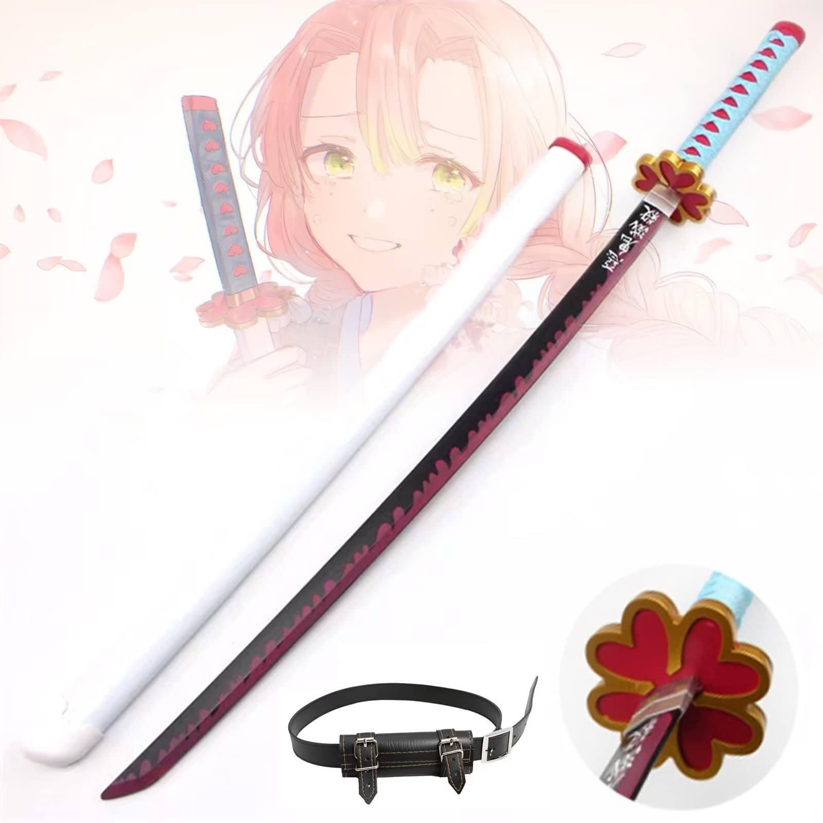 Buy SMLLDFC Japanese Katana for Kanroji Mitsuri Demon Slayer Anime ...