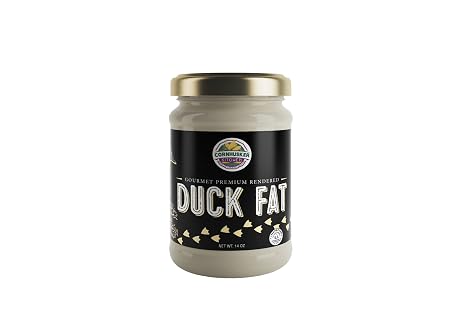 Amazon.com : Cornhusker Kitchen Animal Cooking Oil Duck Fat 14oz Jar ...