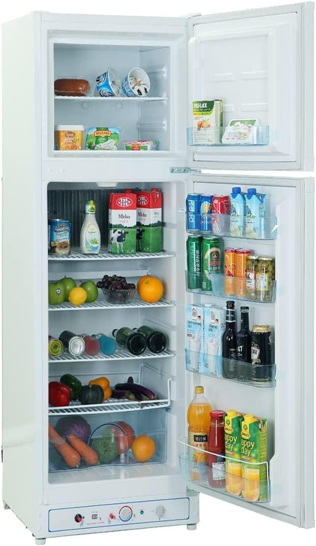 Amazon.com: SMETA Propane Refrigerator with Freezer 9.5 cuft Gas Fridge ...