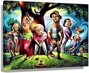 Amazon.com: Hot Movie Caddyshack Comedy Poster Living Room Decorative ...
