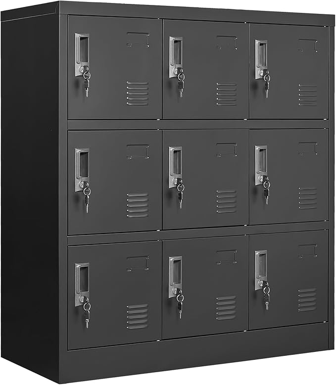 Amazon.com: IKIMI Metal Lockers for Employees,Office Storage Locker ...