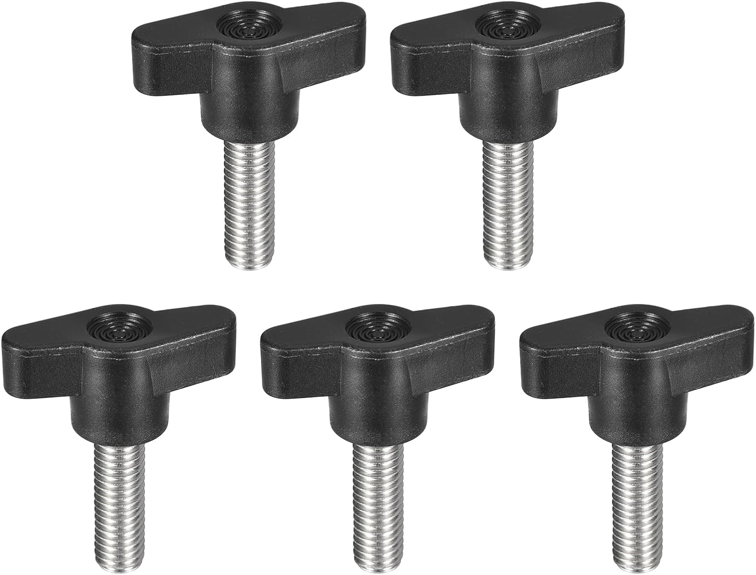 Amazon.com: uxcell 5Pcs Clamping Screw Knob, M8 x 25mm Metric 304 ...