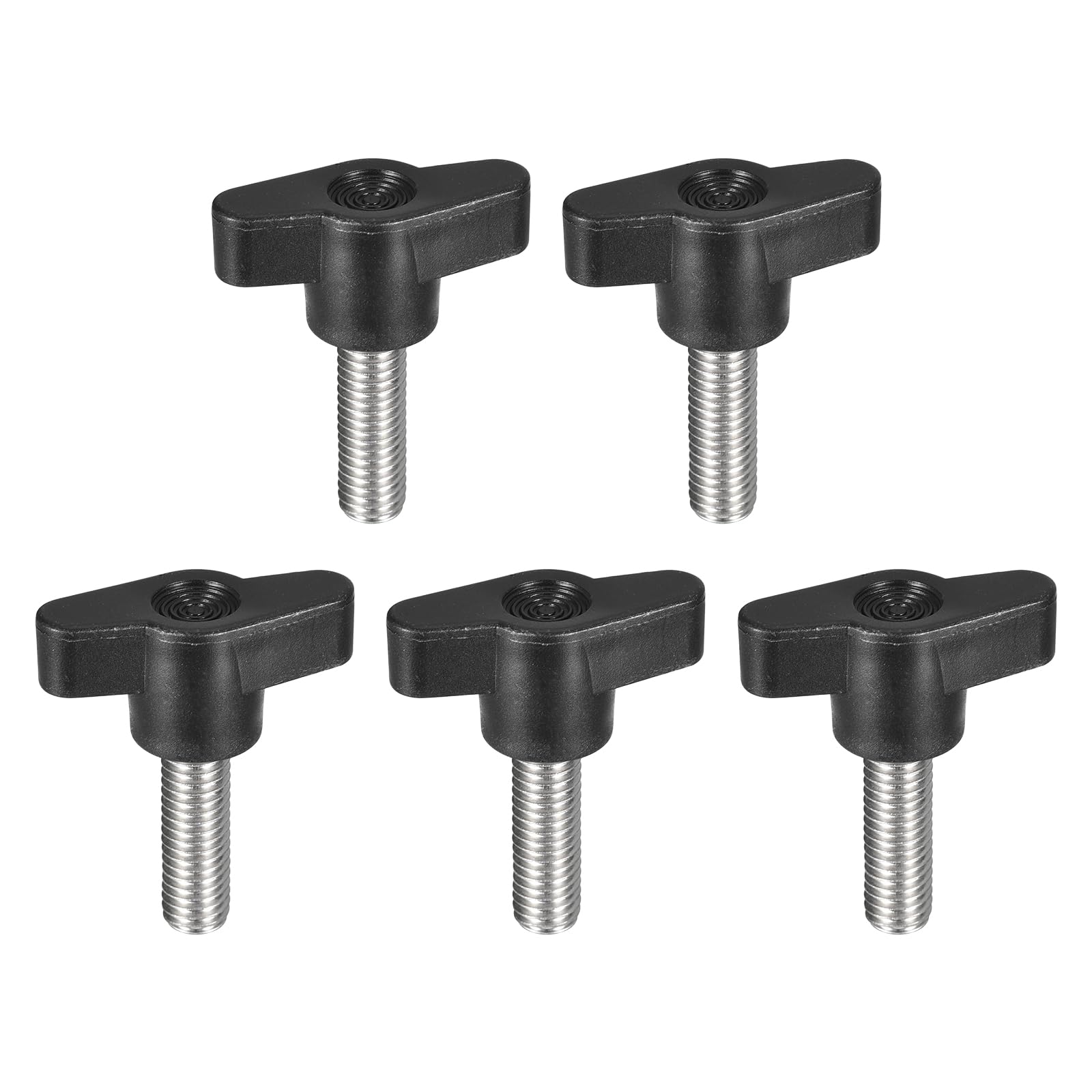 Amazon.com: uxcell 5Pcs Clamping Screw Knob, M8 x 25mm Metric 304 ...