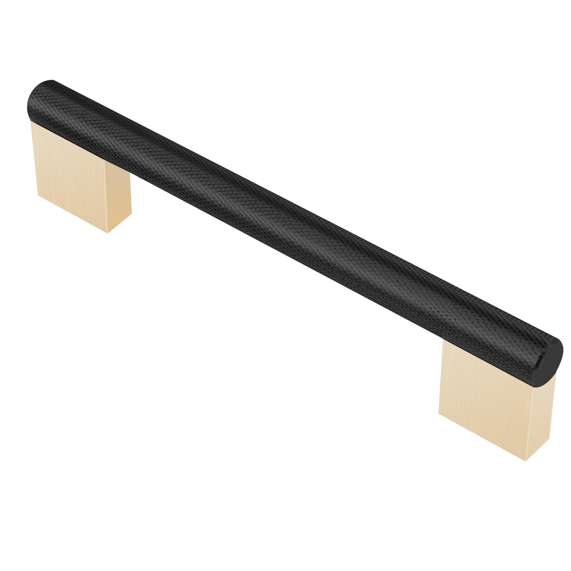 Alzassbg 10 Pack Black and Gold Cabinet Pulls, 5 Inch(128mm) Hole ...