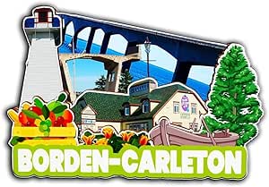 Borden-Carleton Prince Edward Island Canada Magnet Fridge Magnet Wooden ...