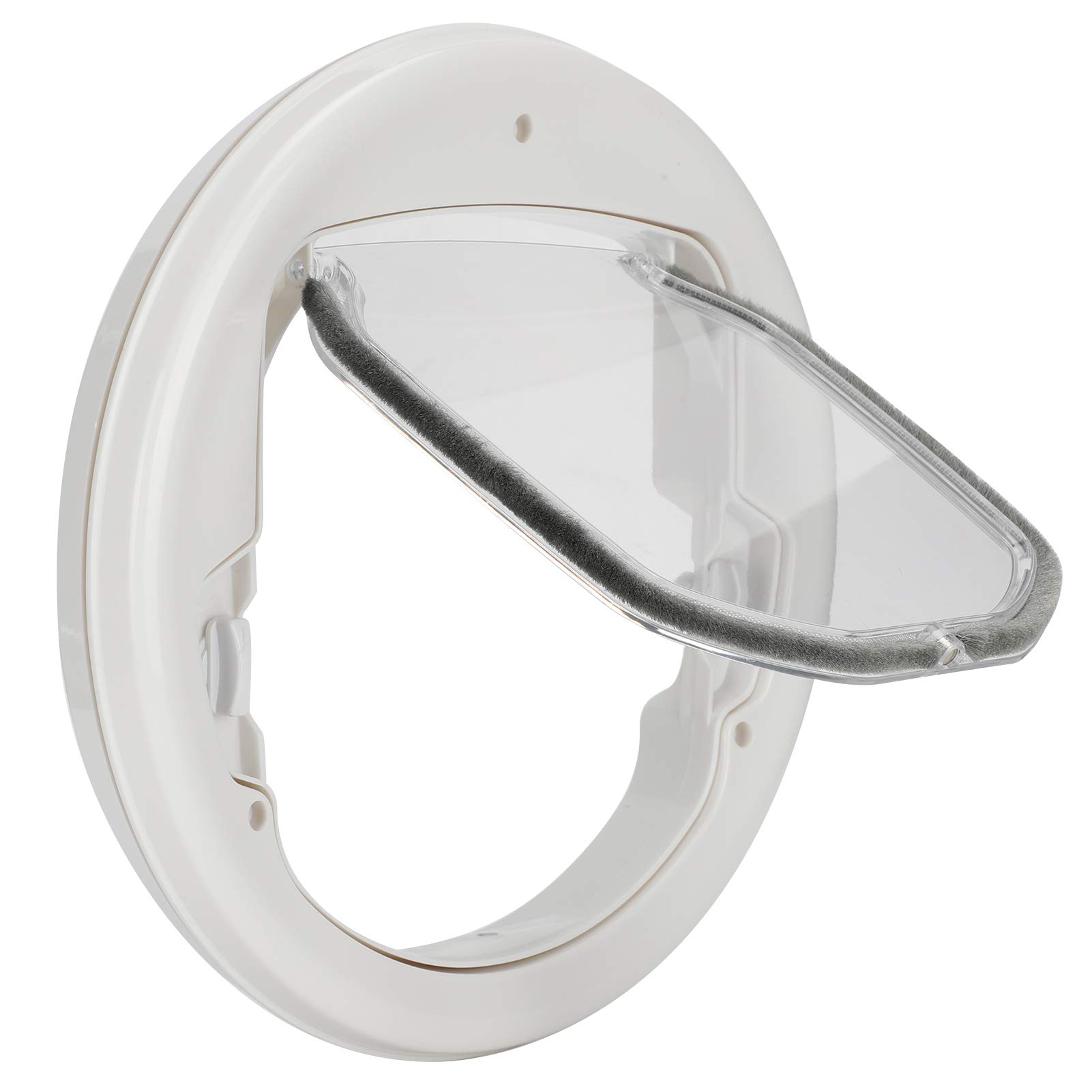 ZLXHDL Pet Flap Door, Twoway in Out Pet Dog Cat Flap Magnet Door Round ...