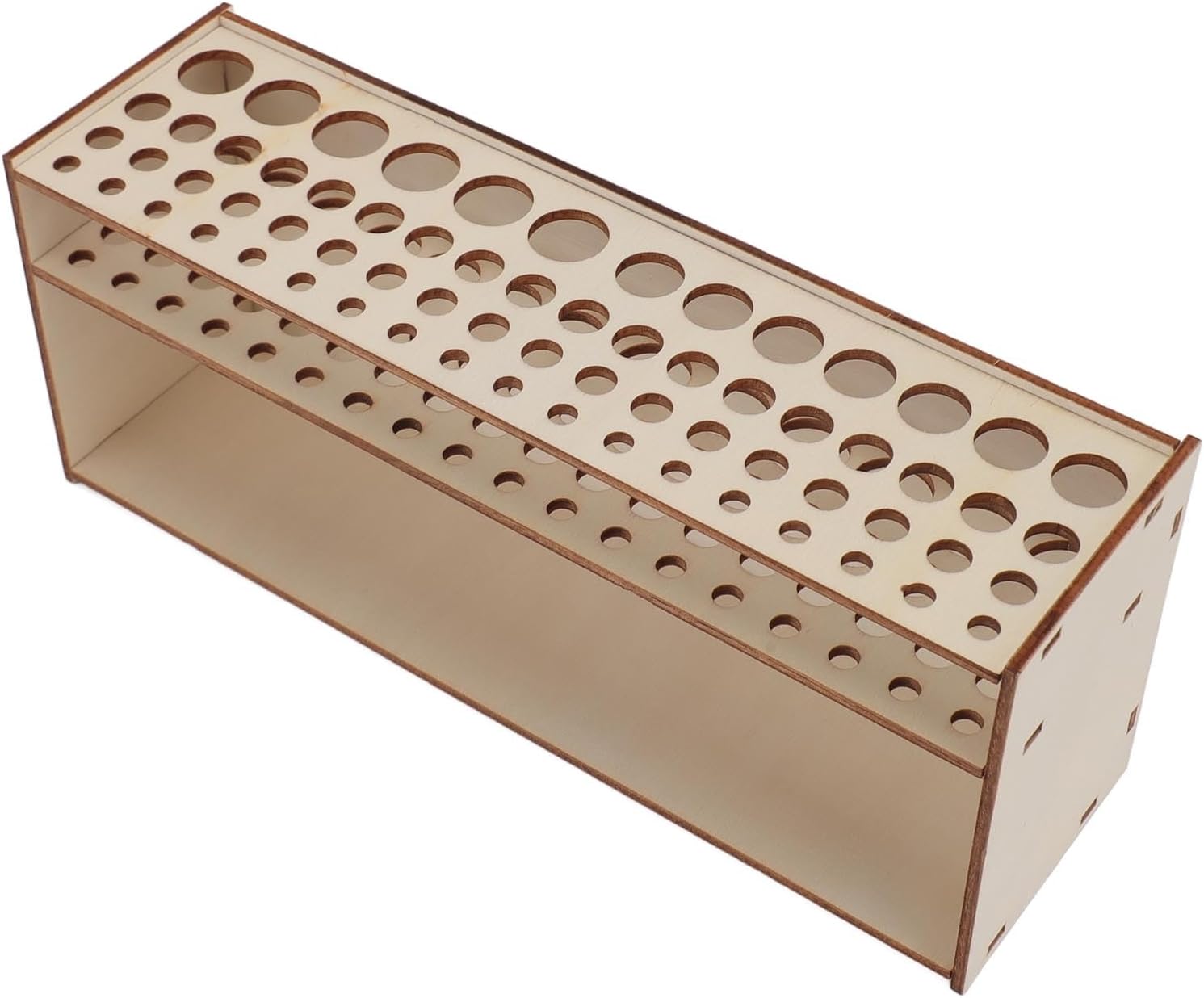 Amazon.com: Paintbrush Holder, 67 Holes Artist Paint Brush Holder ...