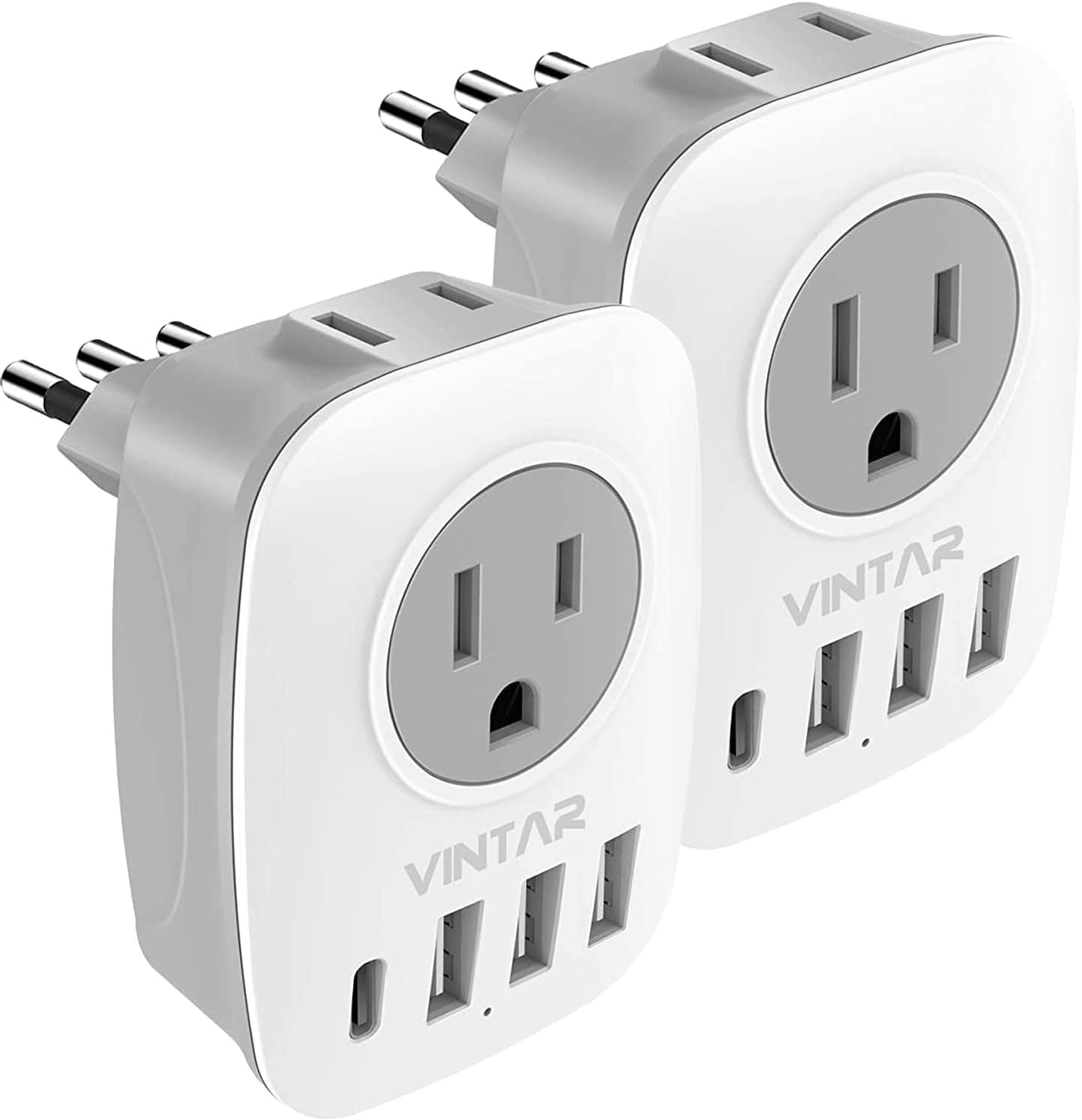 Amazon.com: Hero Premium US to Italy Power Adapter Plug (Type L, Pack ...