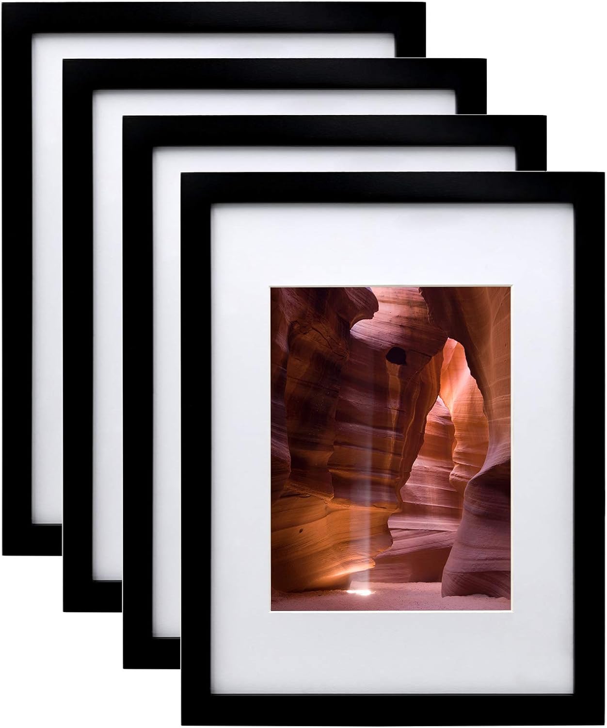 Amazon.com - Egofine 9x12 Picture Frames Black with Plexiglass, Wood ...