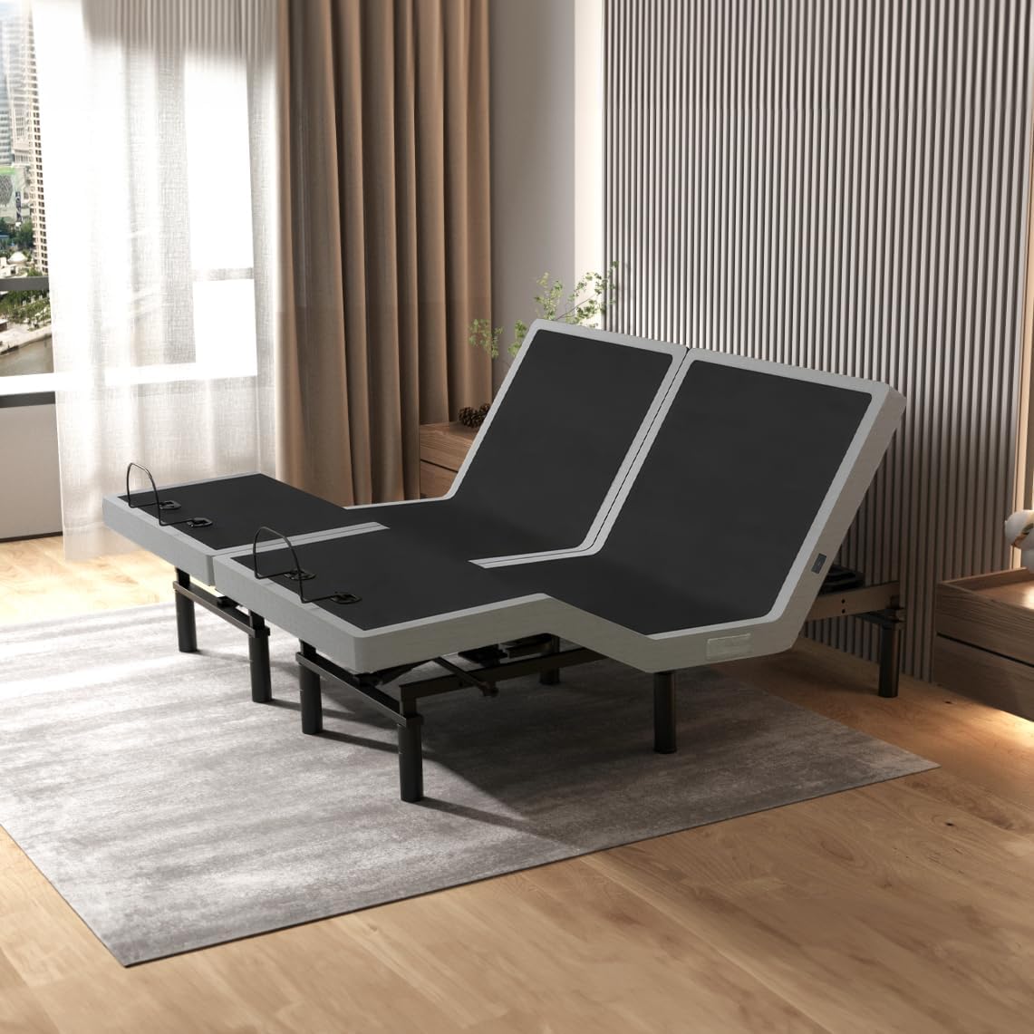 Amazon.com: Best Choice Products Ergonomic Split King Size Adjustable ...