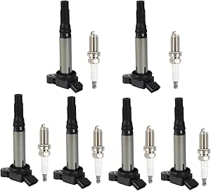 Amazon.com: Autodevil UF487 Ignition Coil Pack Iridium Spark Plugs Set of 6 Fits For Toyota ...