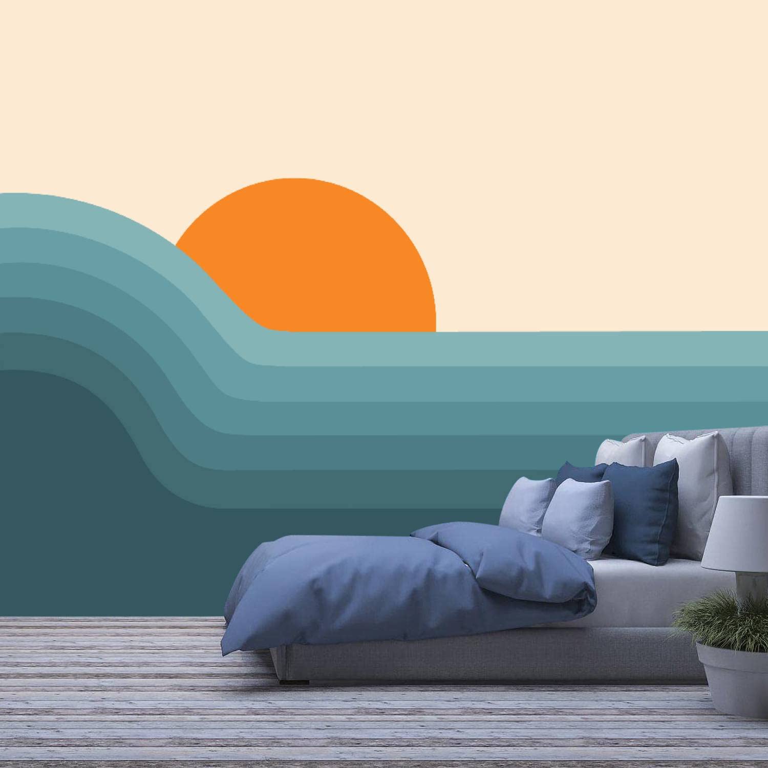 Abstract Sunset Wallpaper