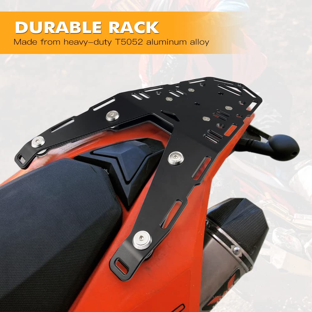 NICECNC Rear Luggage Rack Compatible with KTM 690 Enduro R 2008 2009 ...