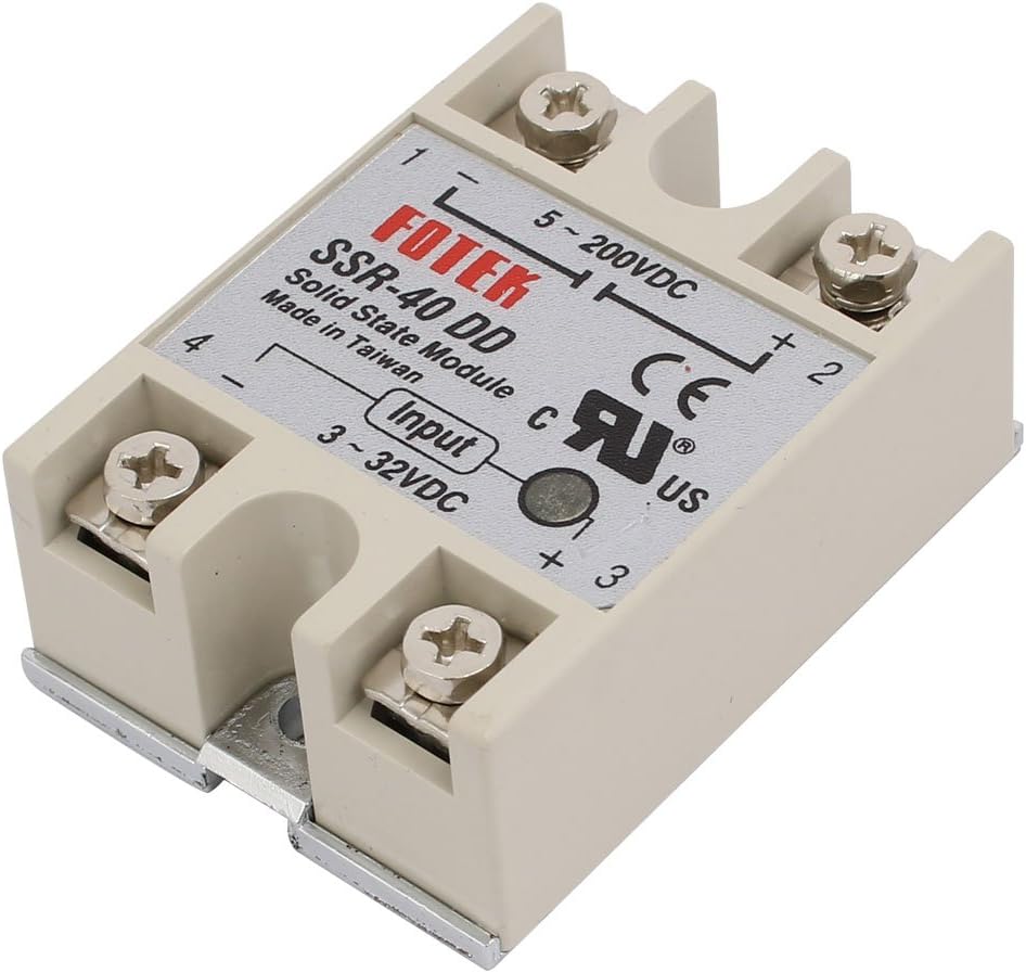 Amazon.com: Aexit SSR-40DD DC Control electrical 3-32V Input to DC 5 ...