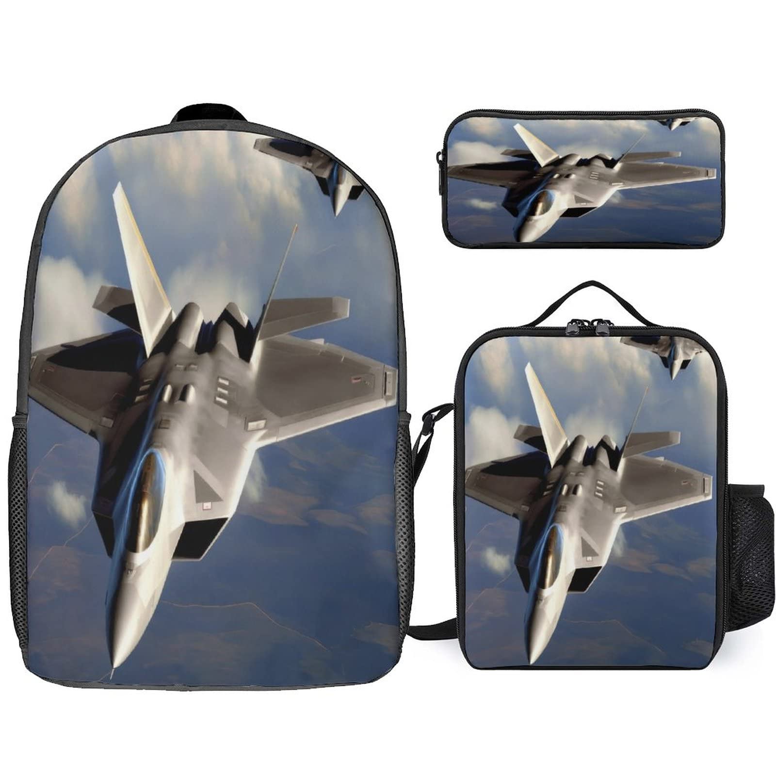 Amazon.com | FYCFSLMY U.S. Air Force F-22 Raptor in The Sky 3 Piece Set ...