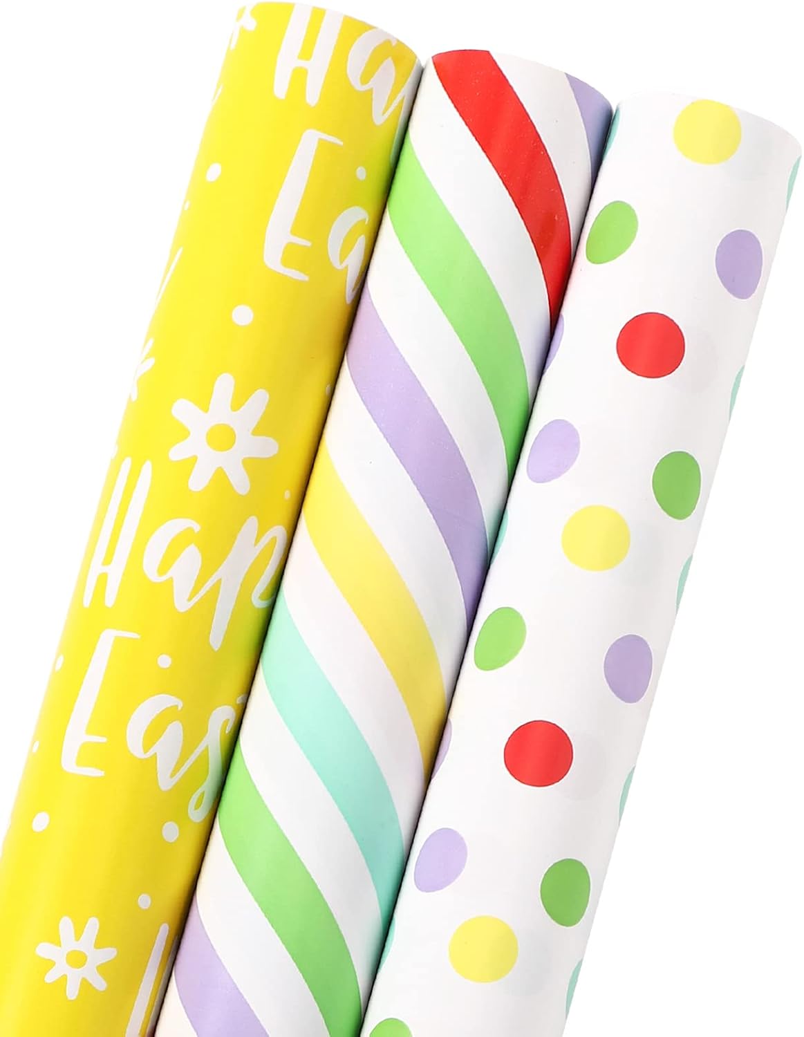 Amazon.com: Packanewly Wrapping Paper Roll for Easter Day - 17 inch x ...