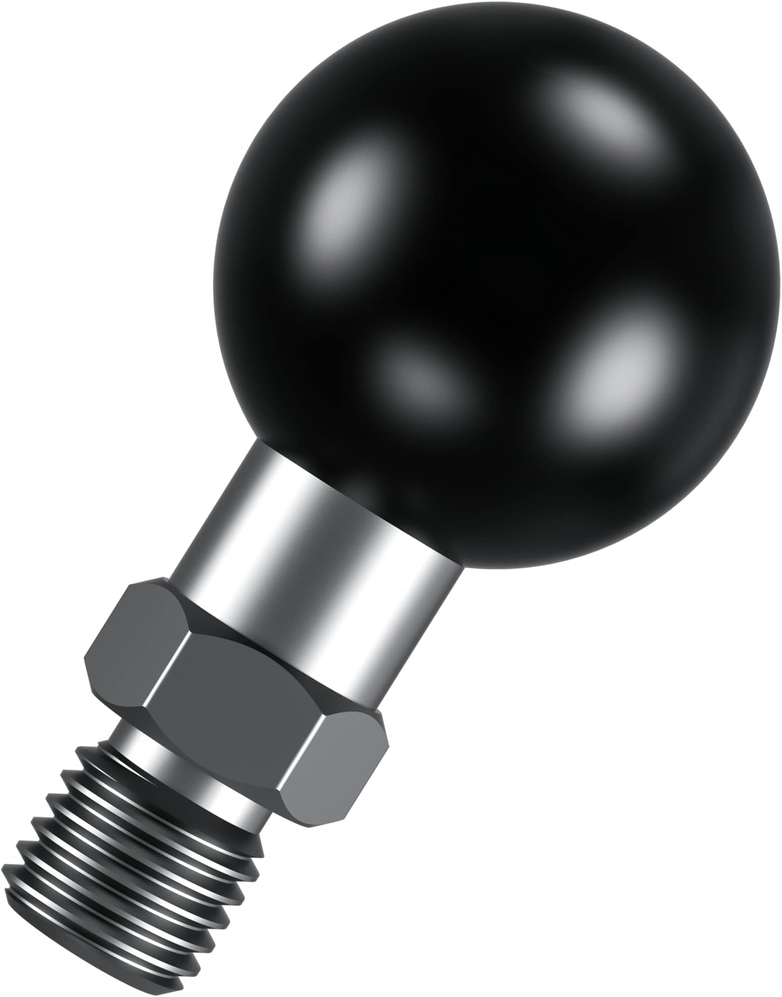 Amazon.com: BRCOVAN 1'' Ball Adapter with M6 x 1.0 Threaded Post ...