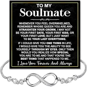 Amazon.com: To My Beautiful Soulmate Bracelet For Women, Soulmate ...
