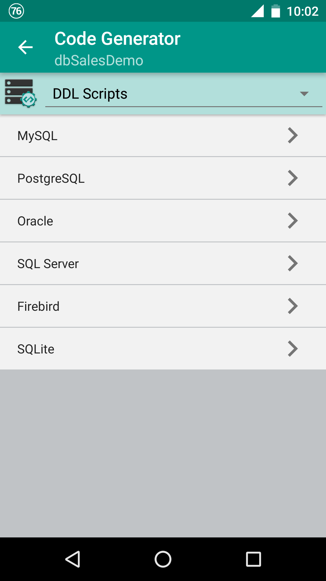 Database Script Tool (Source code generator) - App on Amazon Appstore Database Script Tool (Source code generator) - App on Amazon Appstore