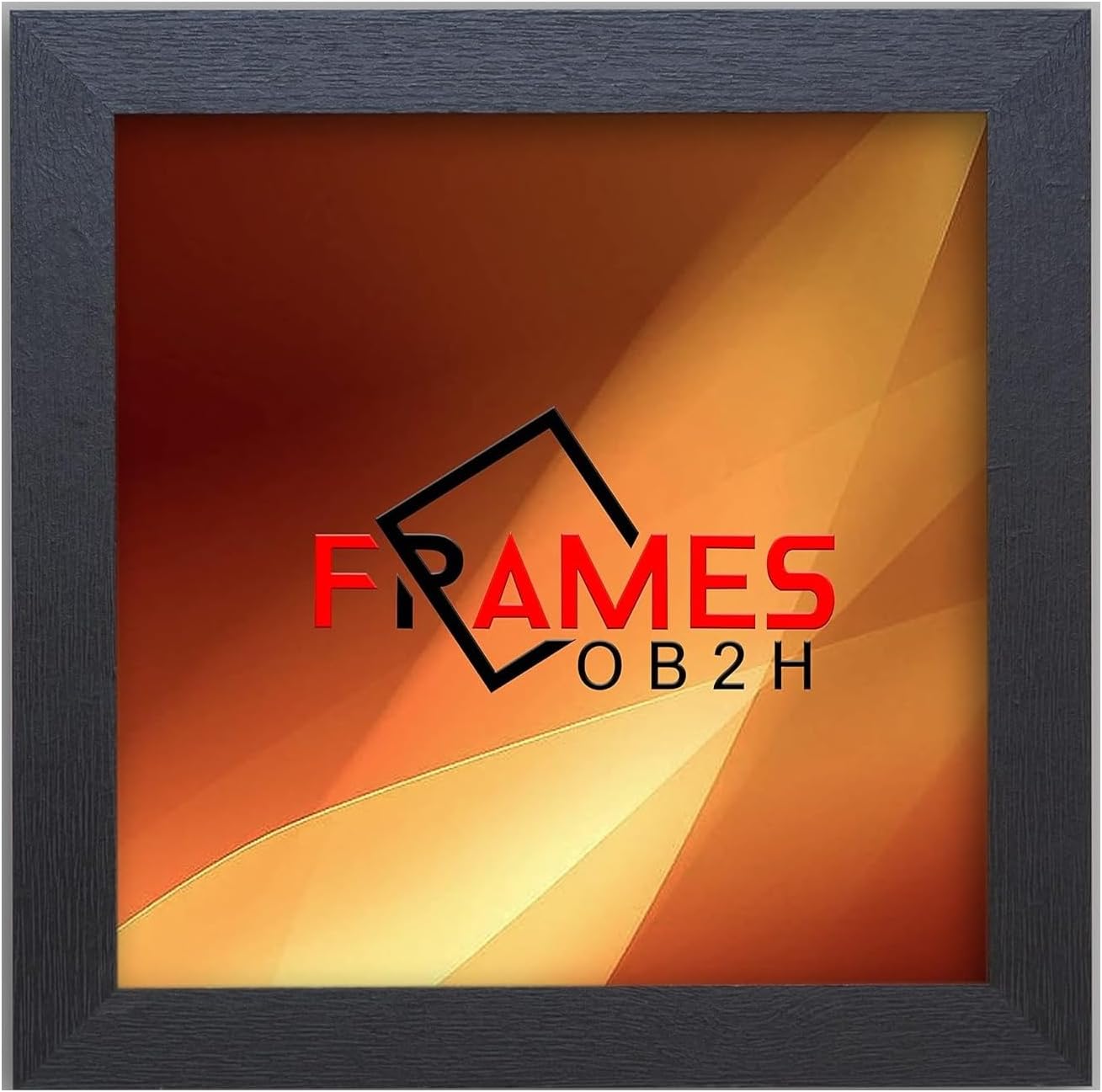 Black Square Picture Frame (40 x 40 cm) : Amazon.co.uk: Home & Kitchen