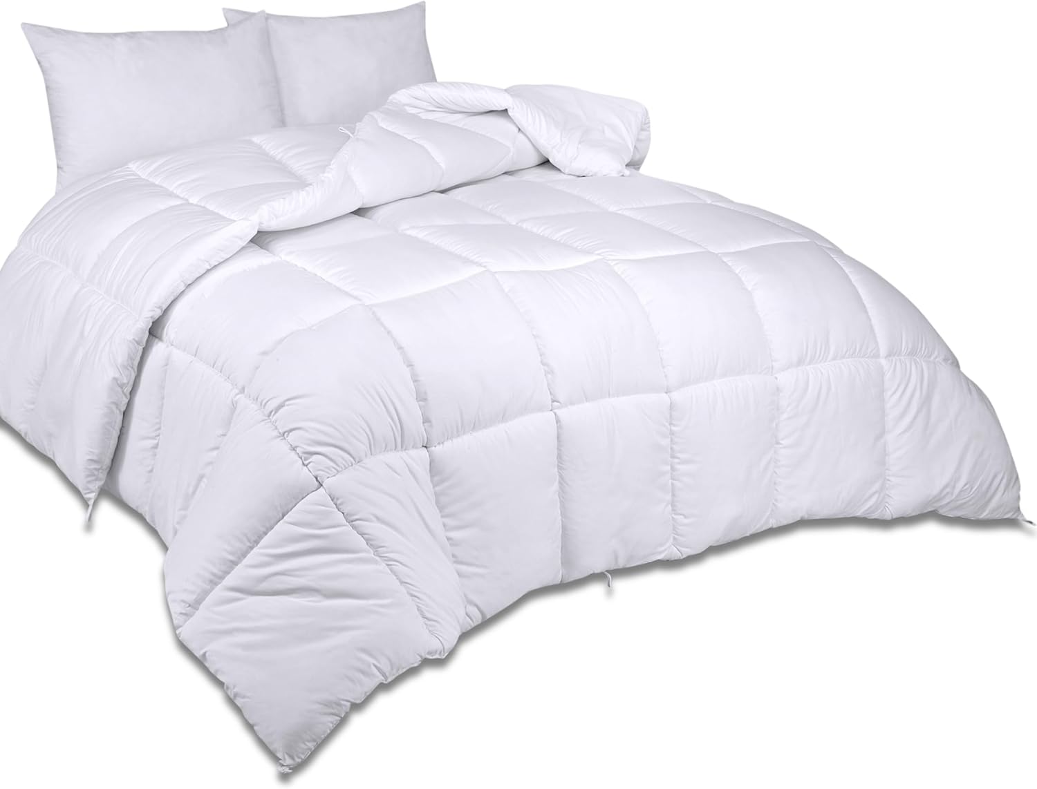 Amazon.com: ROYALE LINENS Comforter - Twin Size Duvet Insert - All ...