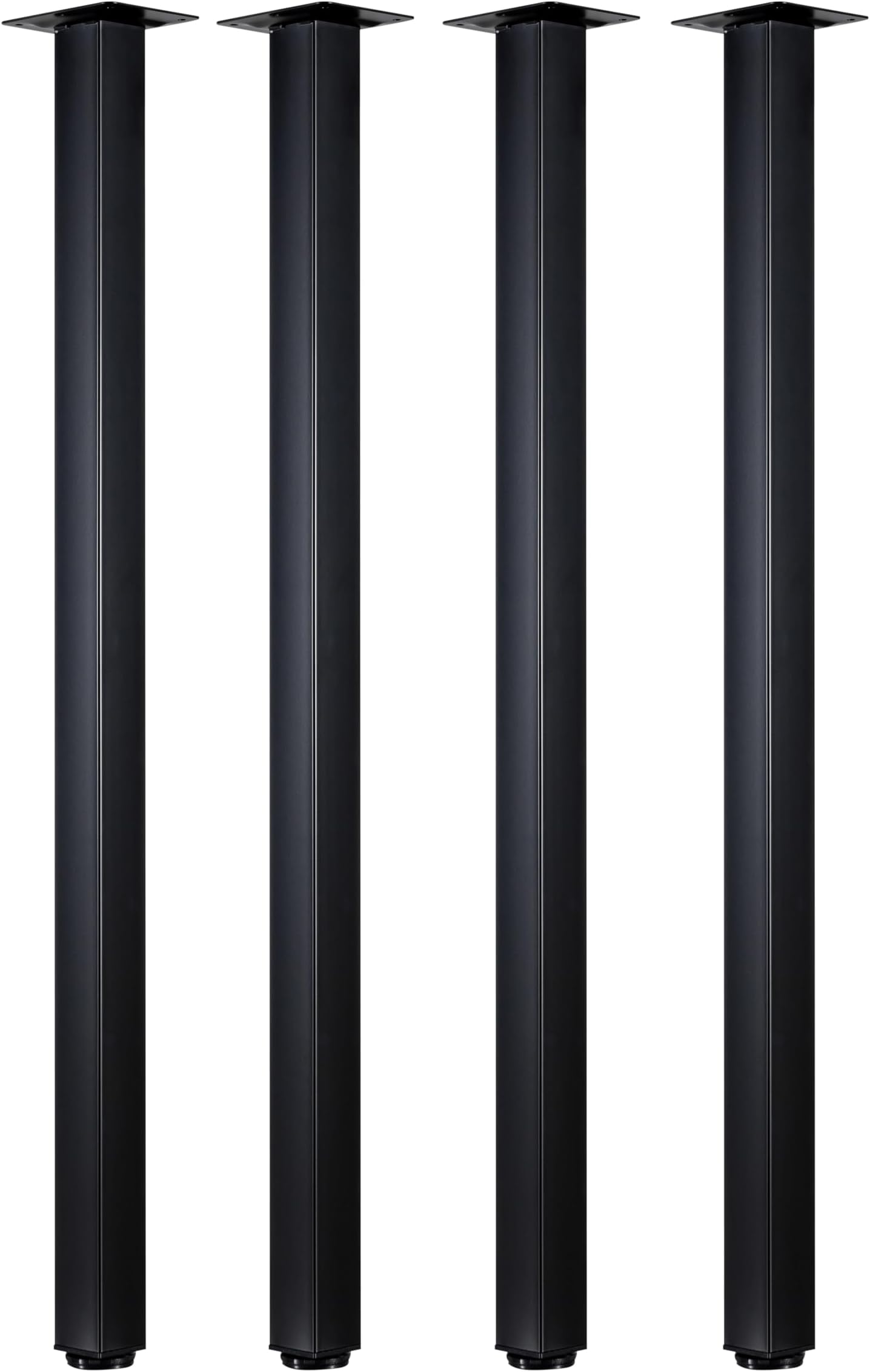 Amazon.com: 34 1/2" Hafele Table Legs Set of 4, Steel, Black : Tools ...