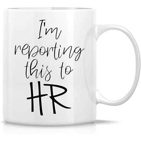 Amazon.com: Fonhark - Funny HR Mug, HR Coffee Mug, Human Resource Mug ...