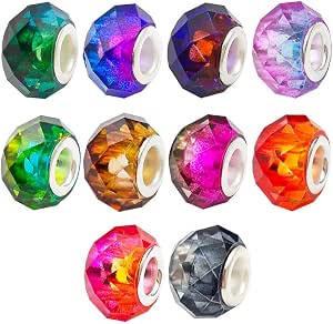 Amazon.com : KTGCOZS Pack of 50 13mm Electroplating Resins Fishing ...