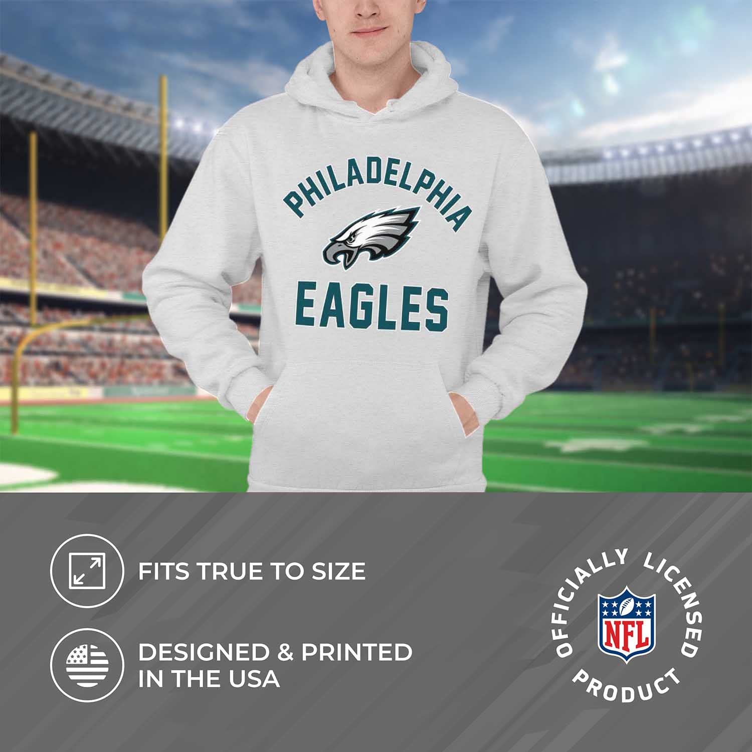 Snapklik.com : Team Fan Apparel NFL Adult Gameday Hooded Sweatshirt ...