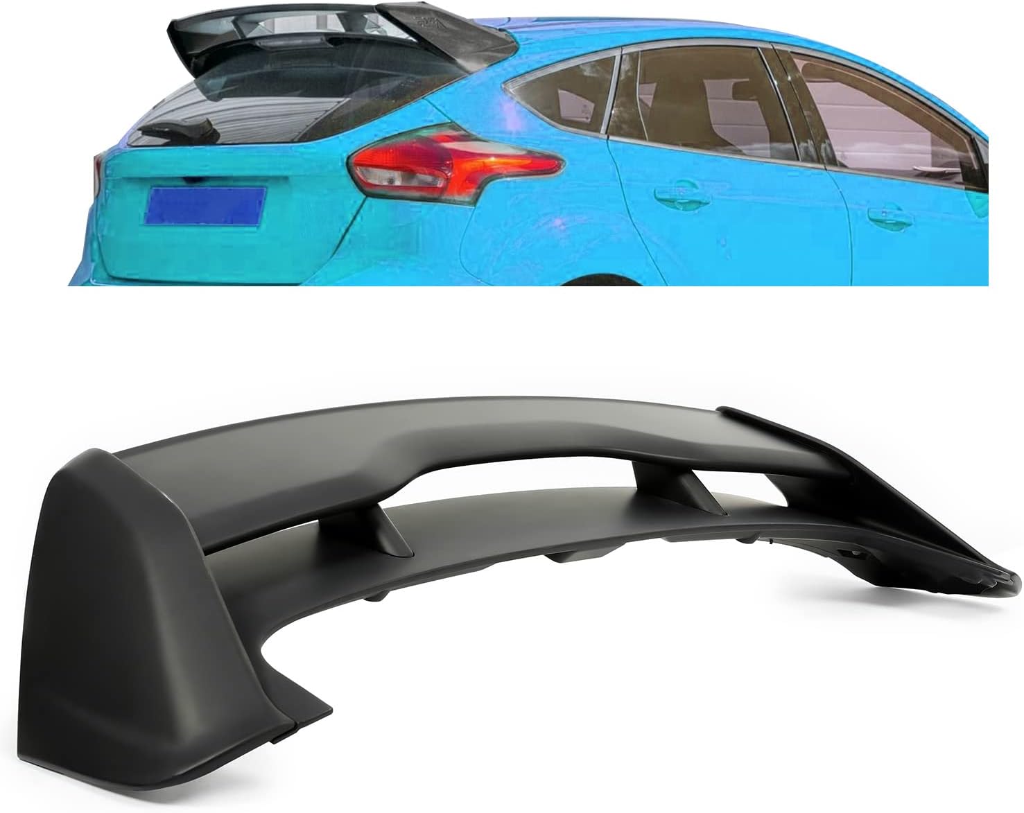 Amazon.com: KUAFU Roof Spoiler Compatible with 2012-2018 Ford Focus ...