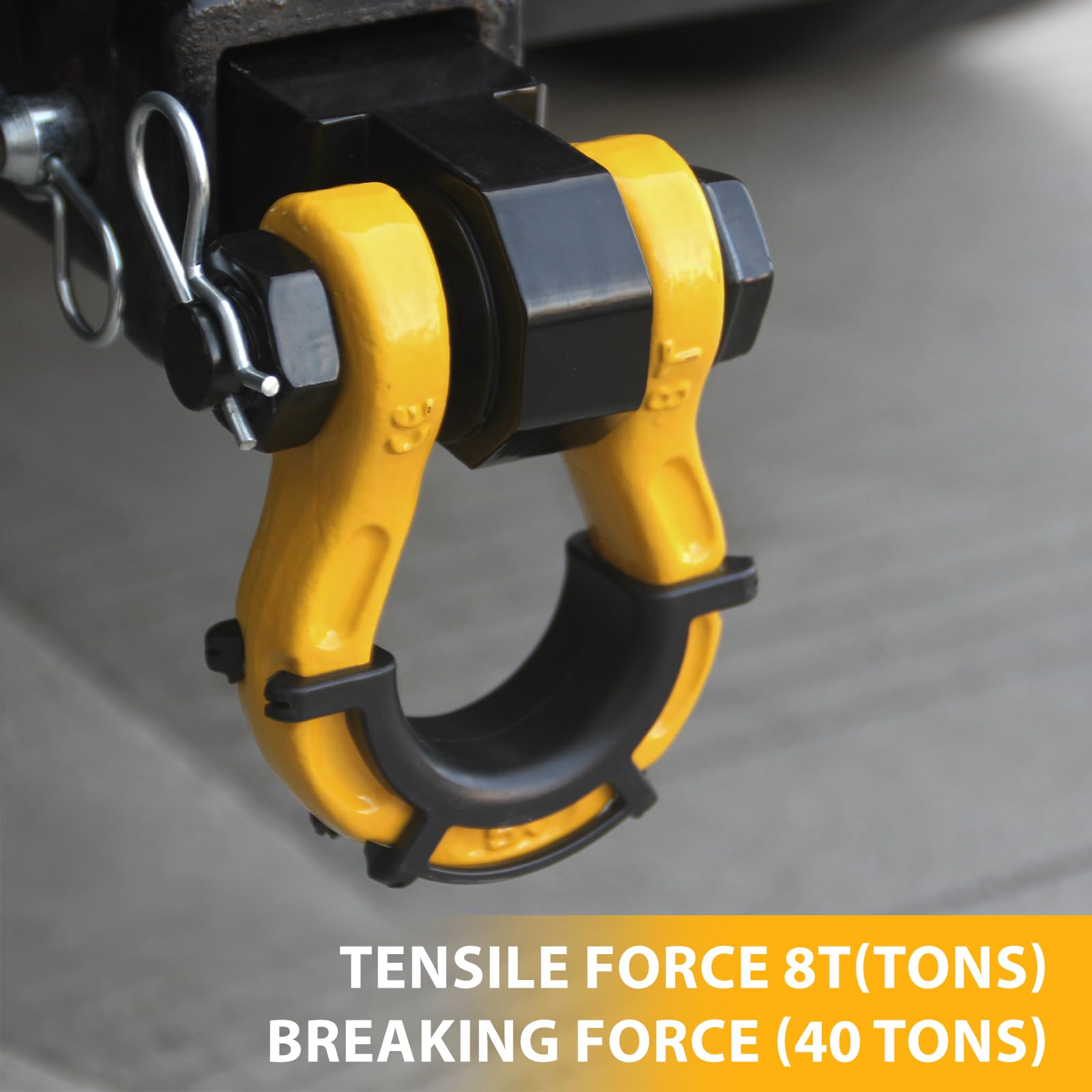 Snapklik.com : 2 Pack 3/4" D Ring Shackle