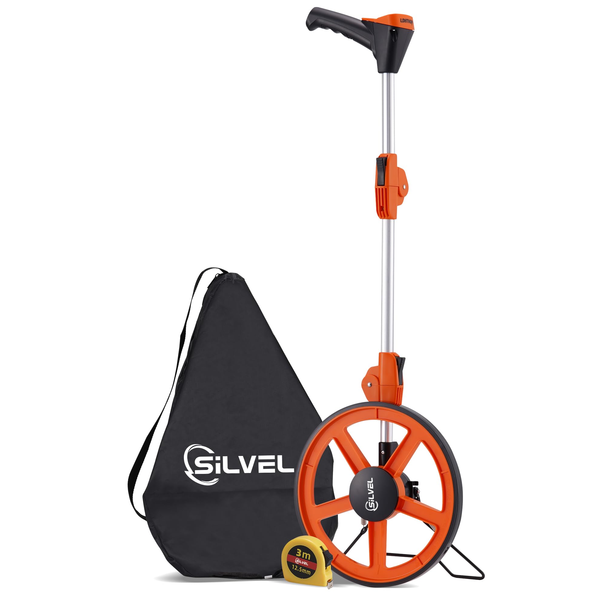 Snapklik.com : Measuring Wheel Digital Display, 12 Folding Portable ...