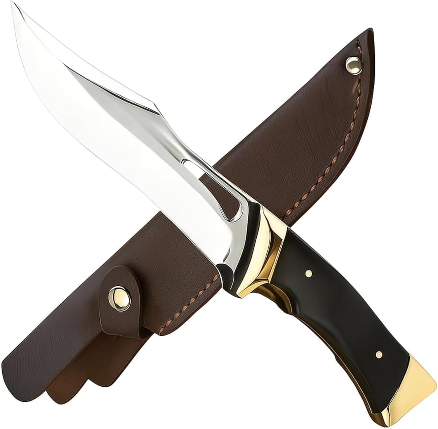 Amazon.com: Fixed Blade Knife - 25cm Long Fixed Blade Hunting Knife ...