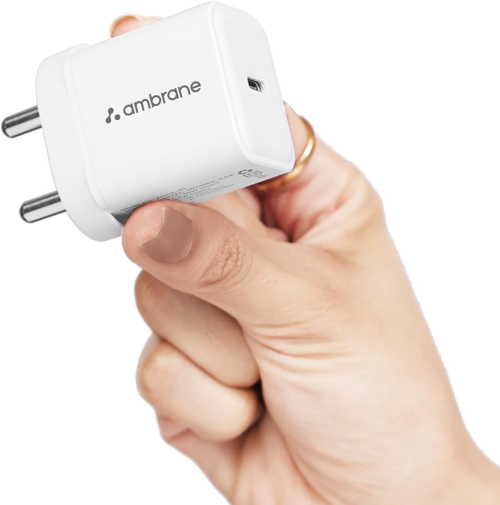 Ambrane 25W Type C Mobile Charger Adapter, Fast PPS Charging for ...