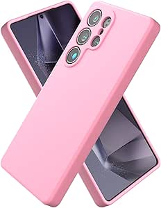 Amazon.com: CUZMIGO Silicone Case for Samsung Galaxy S25 Ultra, Soft Slim Liquid Silicone Phone ...